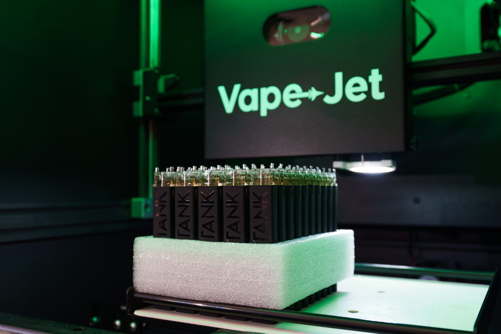 Greentank x Vape-Jet Partnership - Automated Vape Filling